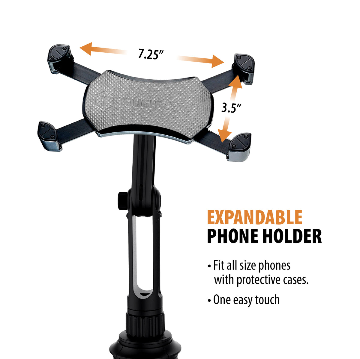 ToughTested BOOM Adjustable Mobile Cup Holder Mount