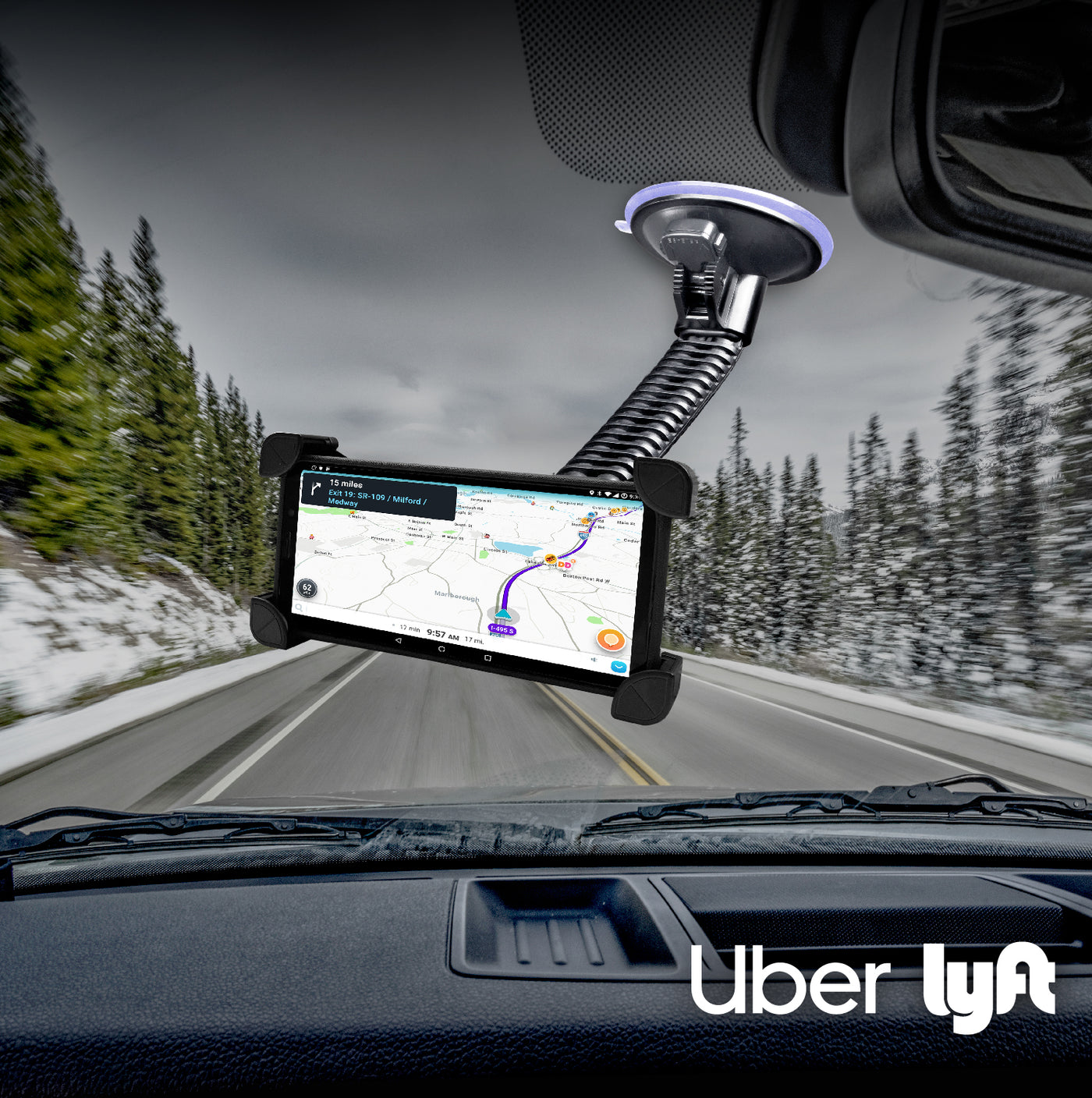 ToughTested Mammoth Adjustable Mobile Windshield Mount